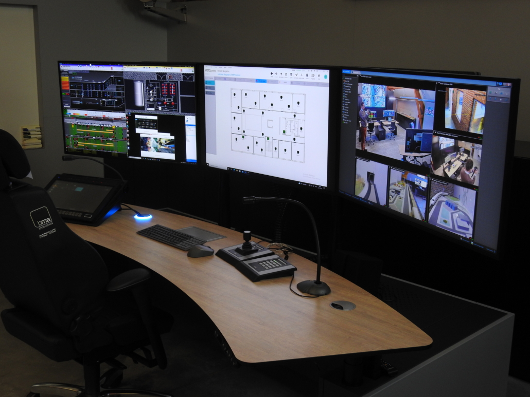 Experience Room: Control room furniture